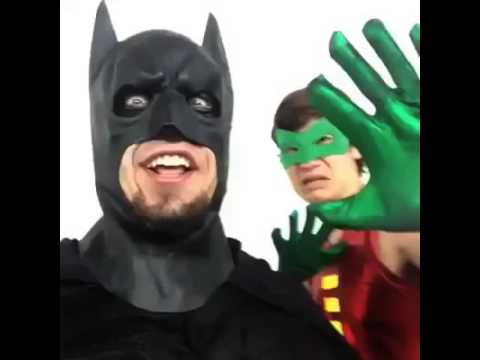 But first let me take a selfie BATMAN EDITION!