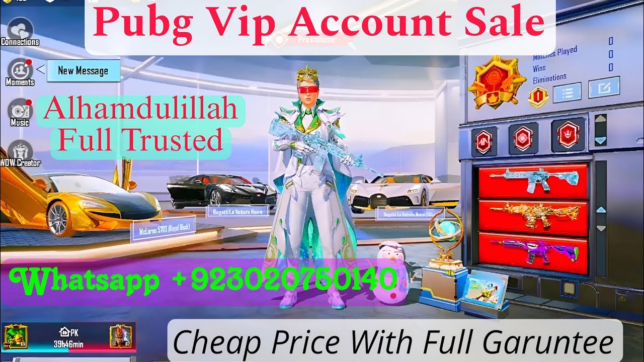 Pubg Account Sale - YouTube