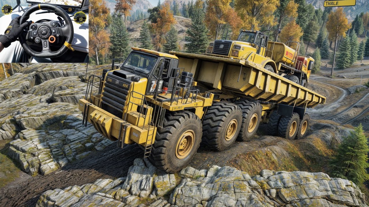 SnowRunner - Transporting CAT 745C With Z2 CAT 770Z Dump Truck ...