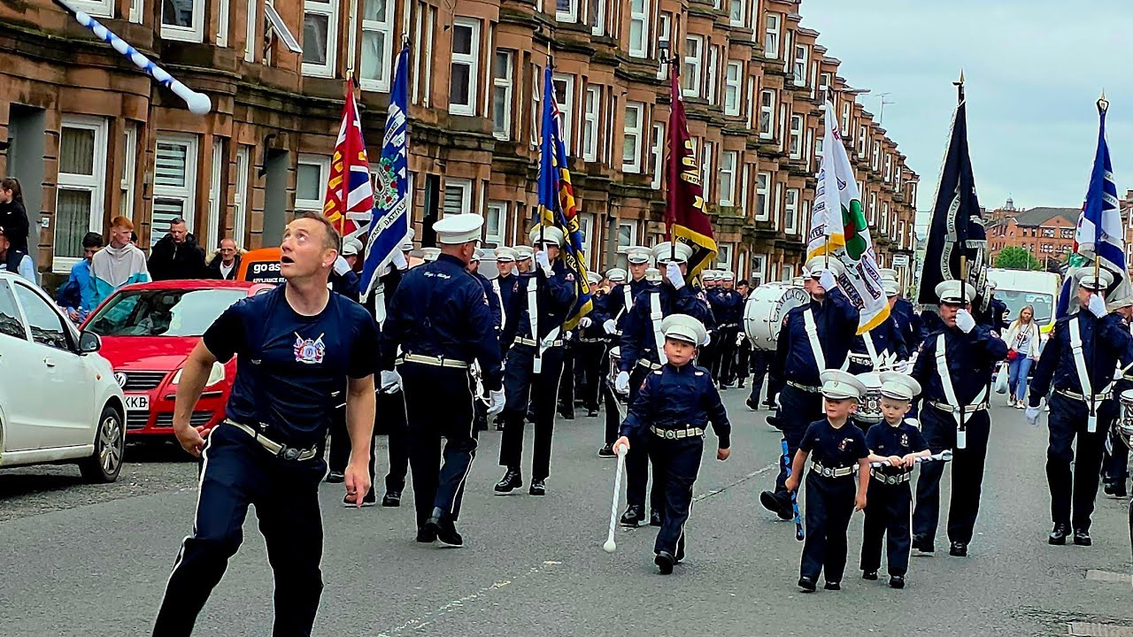 Camlachie Loyal Star flute band 75th Anniversary parade 14thJune 2025 ...