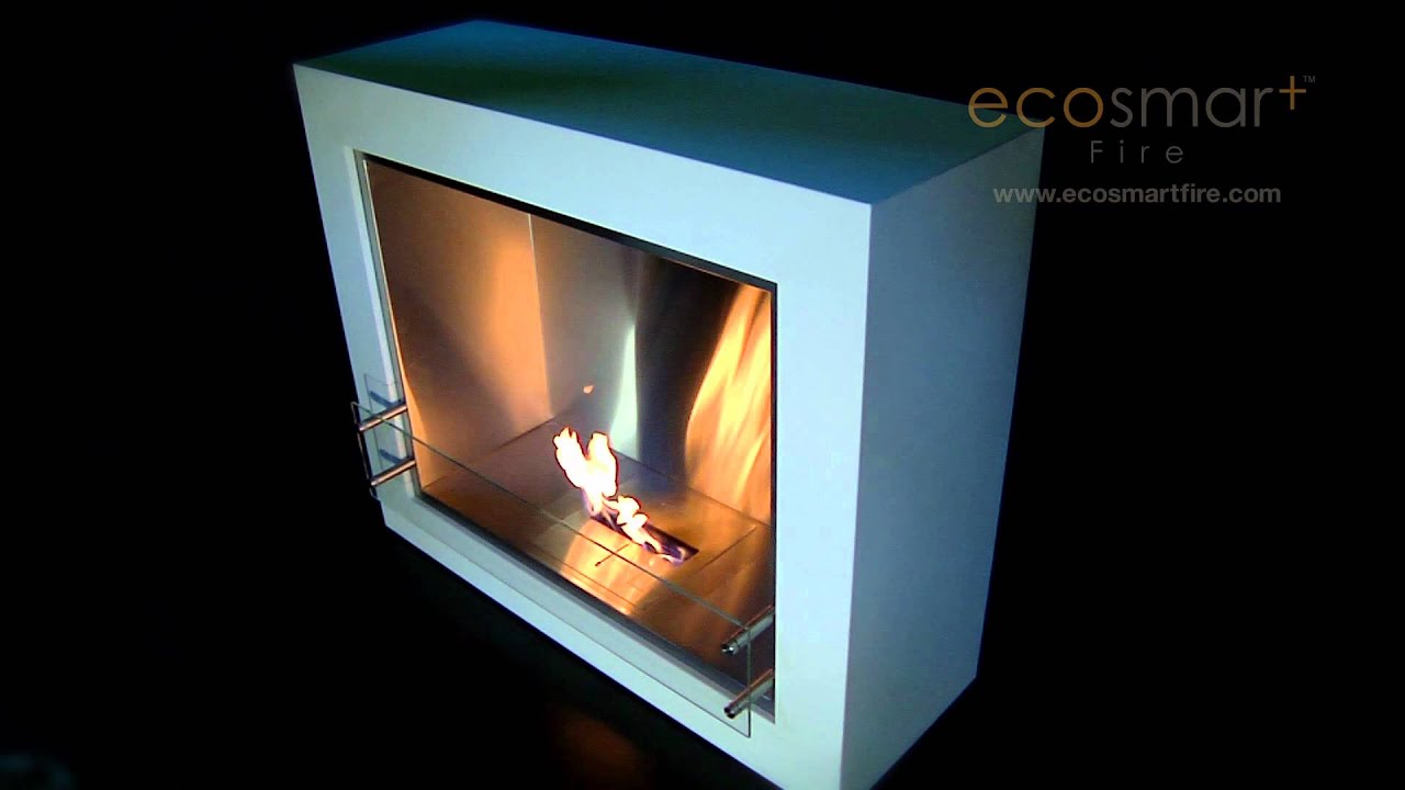 Ecosmart Fire Aspect Outdoor Ethanol Fireplace - YouTube