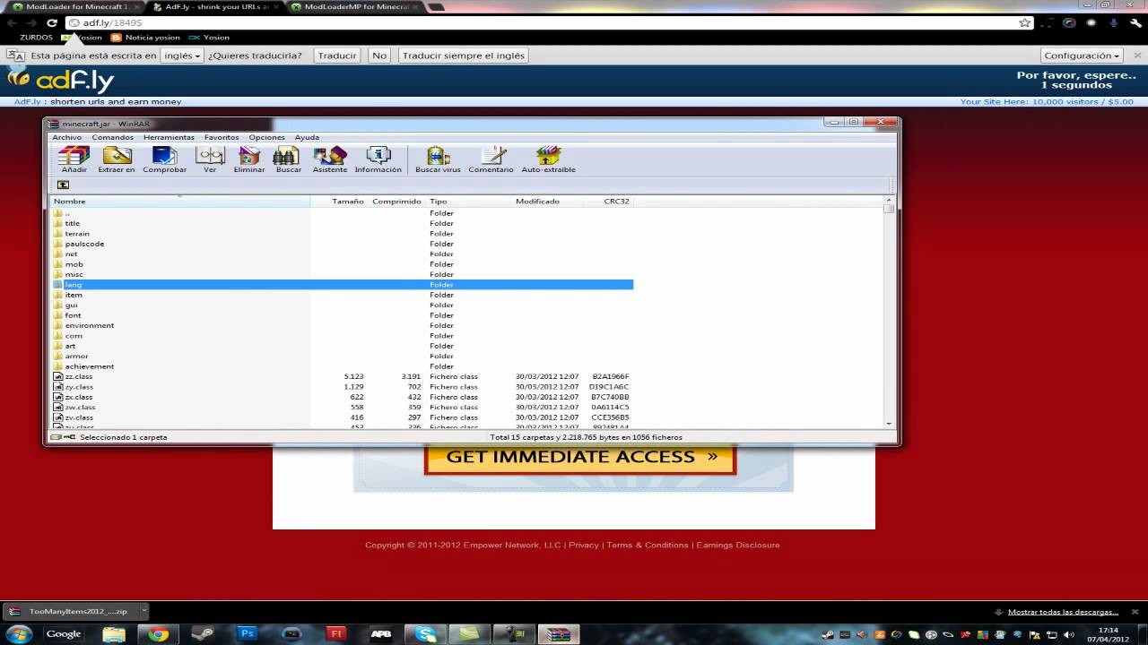 Minecraft - Tutorial descargas Toomanyitems, Modloader y ModloaderMP - YouTube