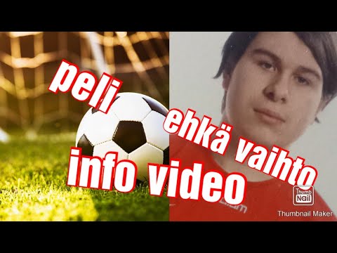 INFO VIDEO futis matsi tulossa - YouTube