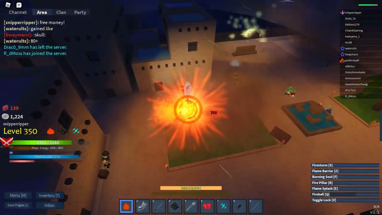 fire ball bounces in wind ult? (arcane reborn) - YouTube