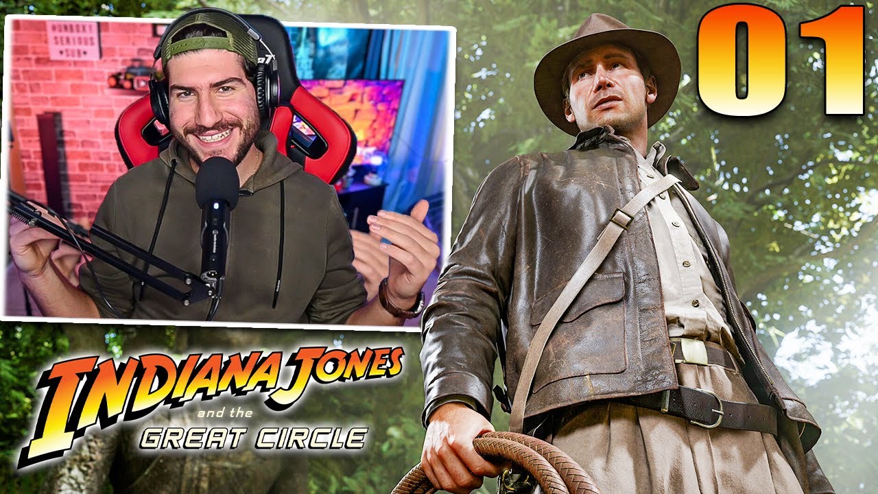 Ξεκινάμε το νέο Indiana Jones and the Great Circle Greek - YouTube