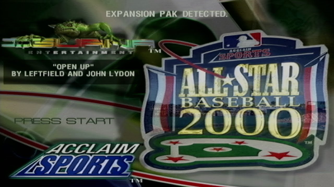 All Star Baseball 2000 Team Intros Only | Sports Game Ballparks 🏟 ⚾️ ...