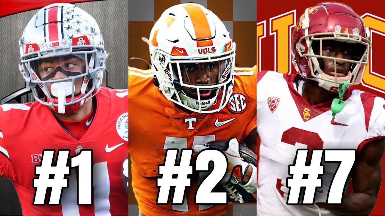 Ranking the Top Wide Receivers in the 2023 NFL Draft - YouTube