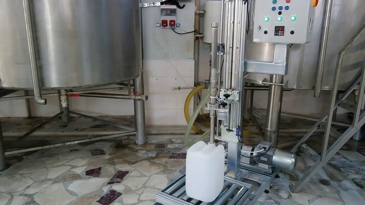 Komman Makina Load Cell 5 Kg-100 Kg Dipten Dolum Makinası - YouTube