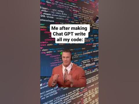 When Chat GPT write your code | Life of a Coder | Coding Ninjas #coderslife #shorts #ytshorts ...