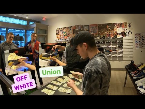 Bought More Off-White & Union Sneakers!!! (A Day In The Life Of A ...