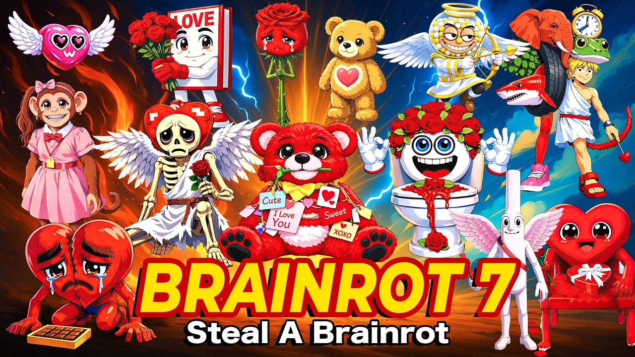 Brainrot Anime Opening Song 7 feat. STEAL A BRAINROT CHARACTERS ...