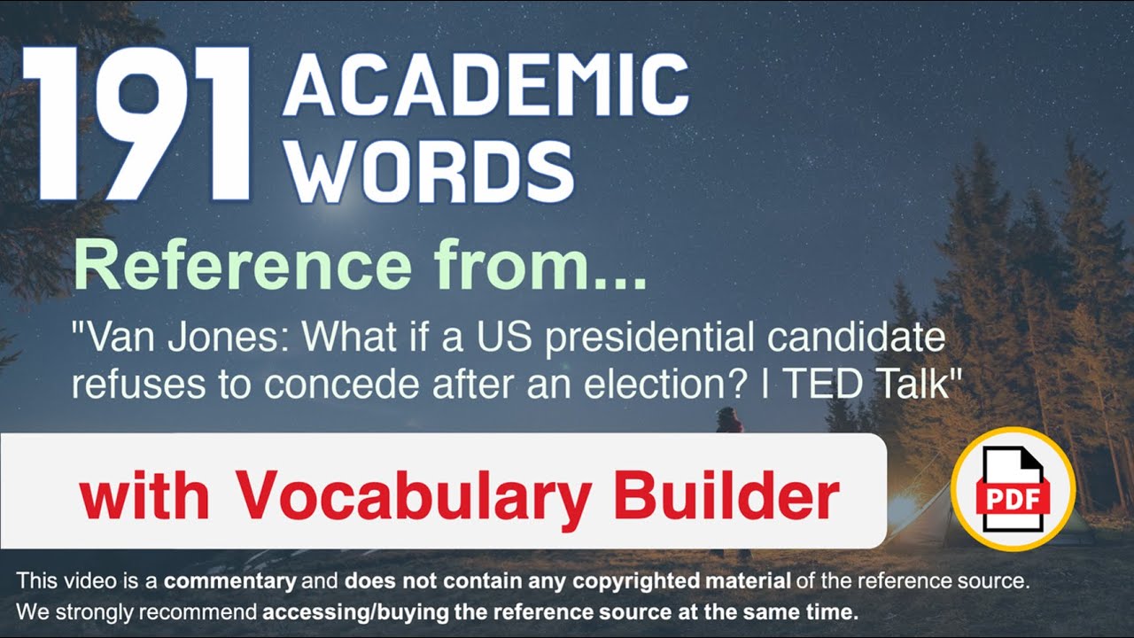 191 Academic Words Ref from "What if a US presidential candidate ...