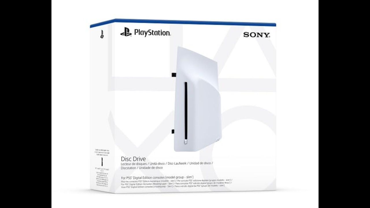 PlayStation 5 Slim Ultra HD Blu-ray Disc Drive unboxing - YouTube