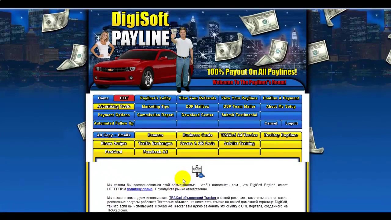 DigiSoft Payline ОБЗОР КАБИНЕТА - YouTube