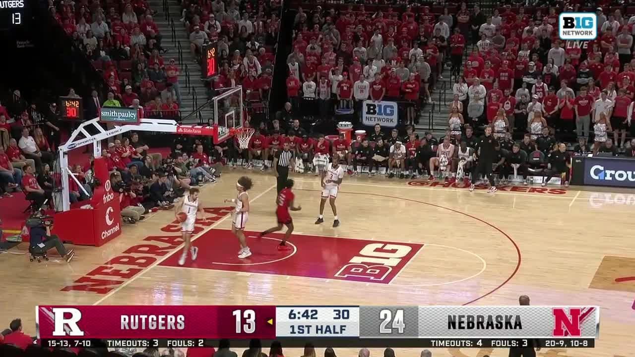 Jeremiah Williams Highlights vs. Nebraska | Rutgers Basketball | 03/03 ...