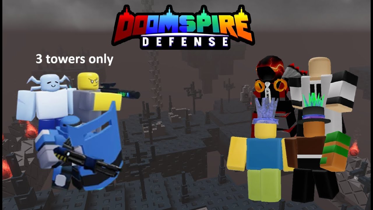 Solo Incident with 3 towers | [🎄CHRISTMAS🎄] Doomspire Defense | Roblox ...