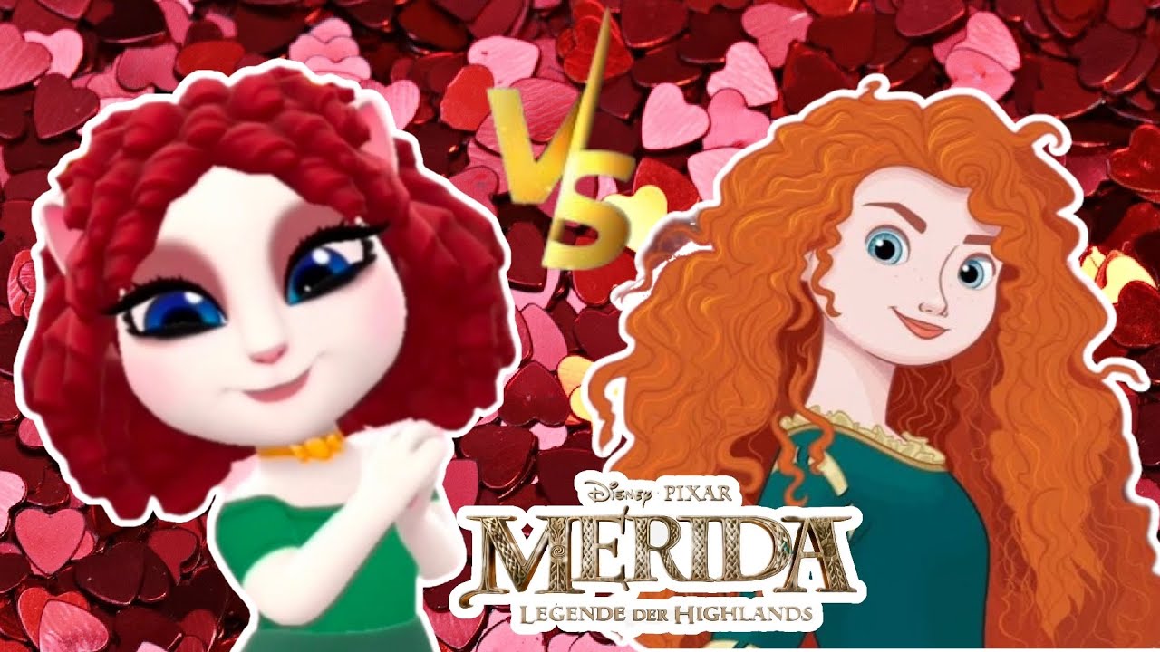 My Talking Angela 2 - Angela vs Disney Merida - Game Play - YouTube