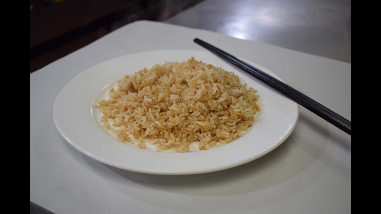 Takeaway Recipe: How to make fried rice without egg - YouTube