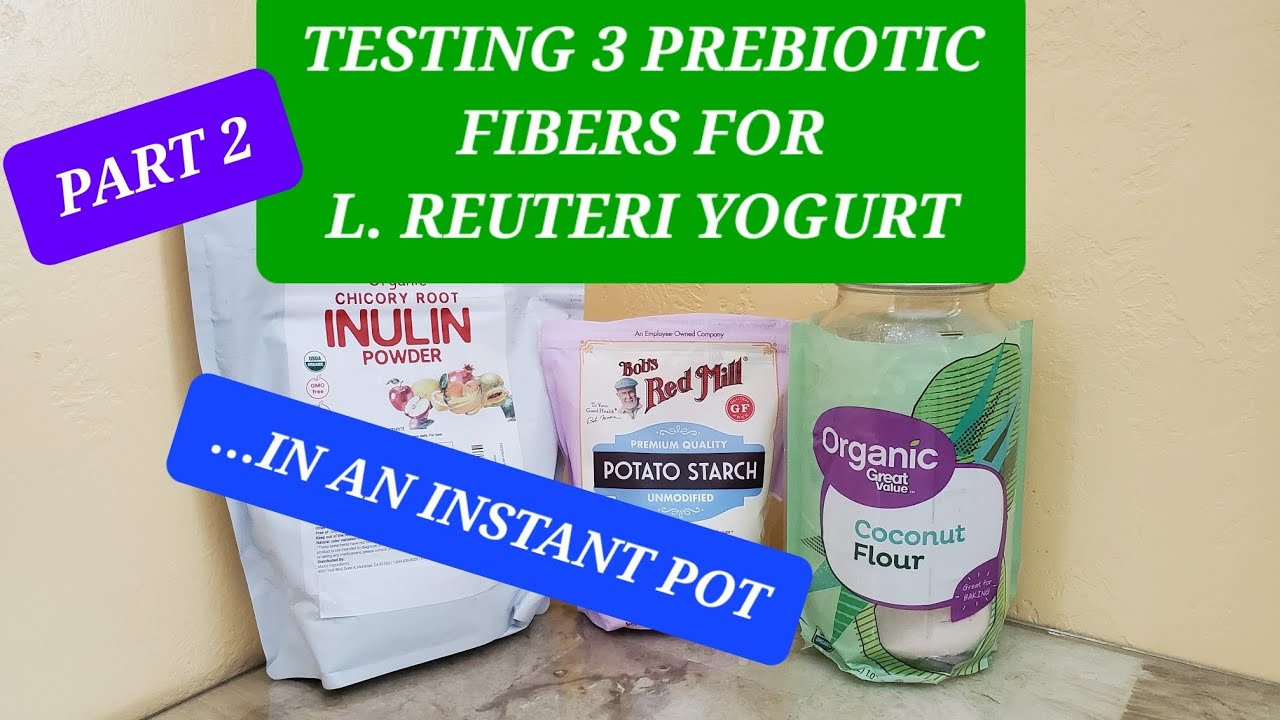 PT2 - Testing Chicory Root Inulin, Potato Starch & Coconut Flour in ...