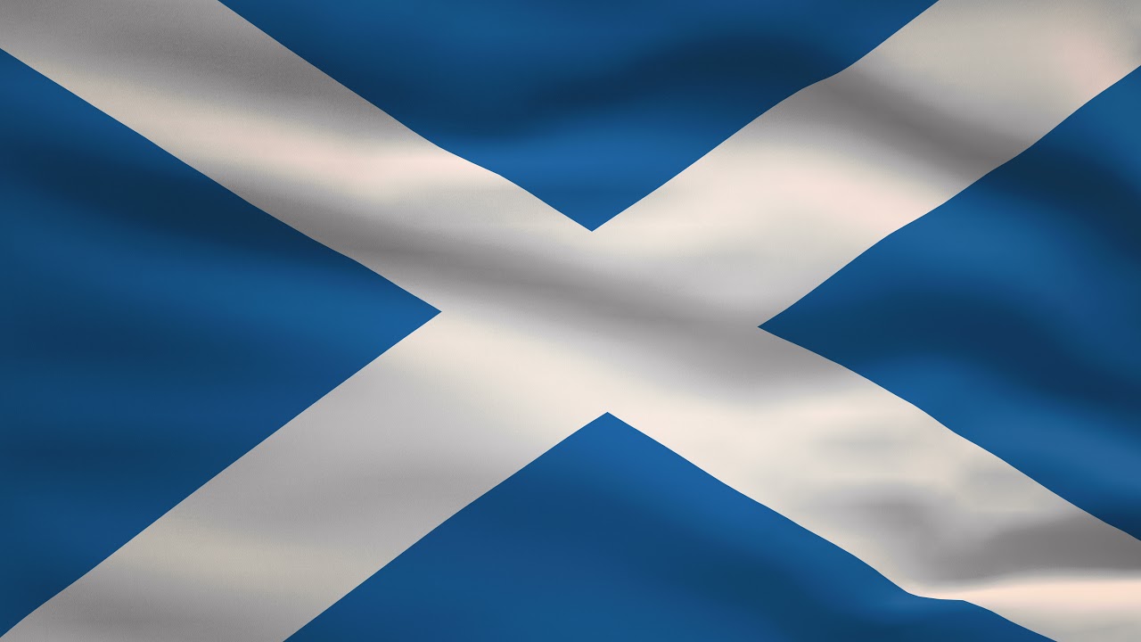 Scotland Waving Flag Animation | 8k Ultra HD | Flags of the World - YouTube