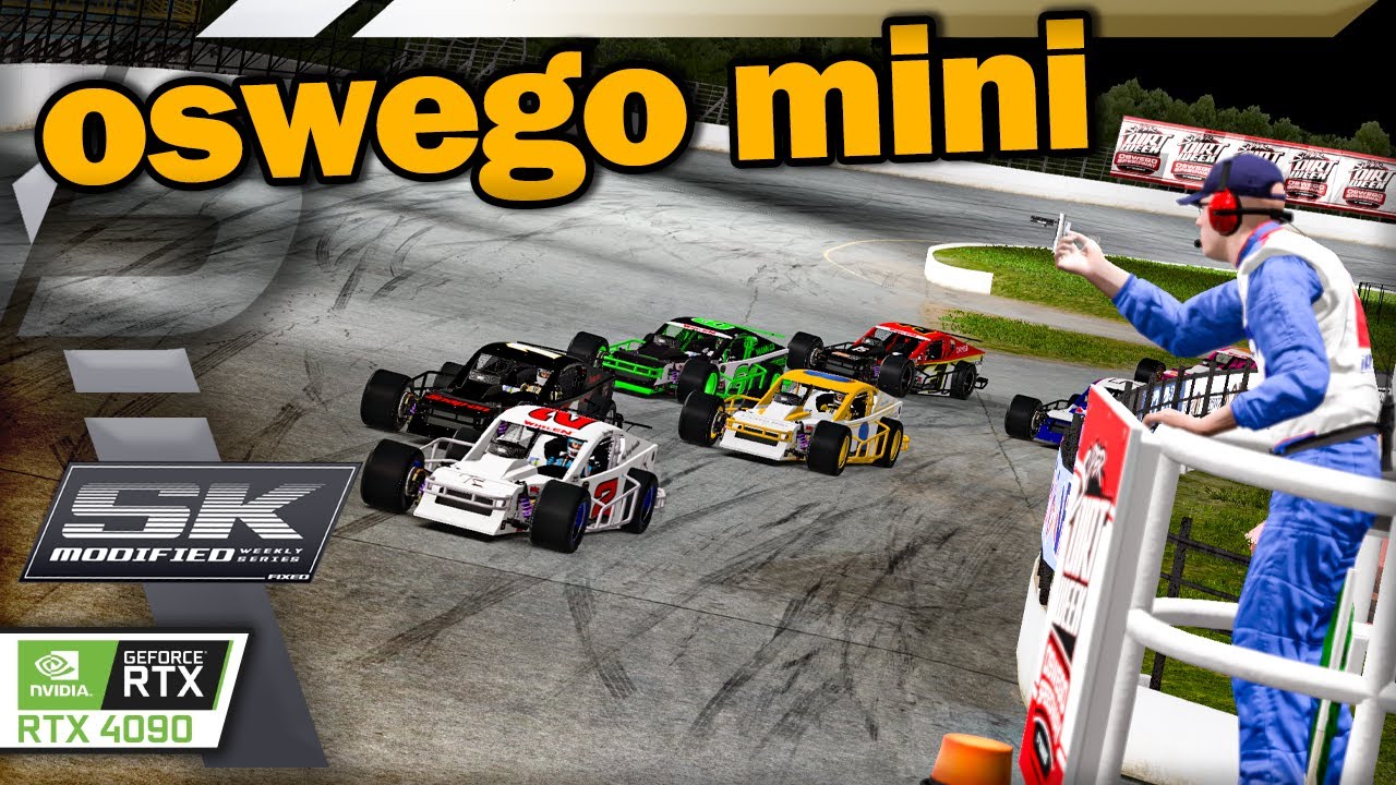 SK Modifieds - Oswego Mini - iRacing Gameplay - YouTube