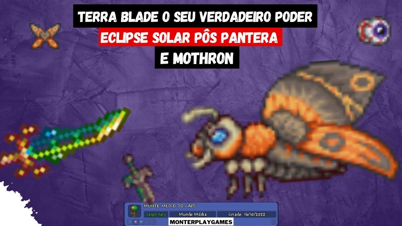 Terra Blade O Seu Verdadeiro Poder, Eclipse Solar Pôs Pantera E Mothron ...