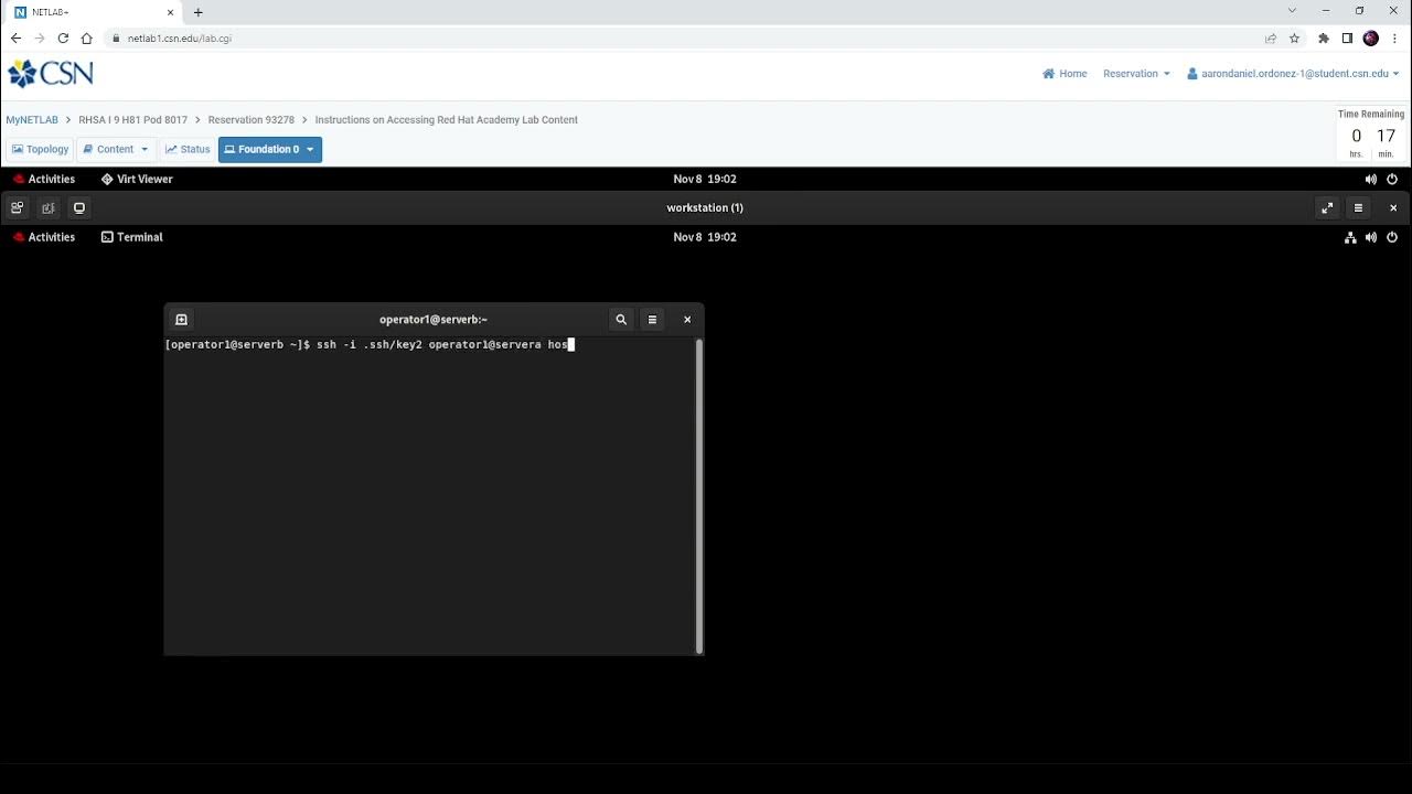 CIT173 - NetLab Chapter 10 Guided Exercise: Configure SSH Key-based Authentication - YouTube