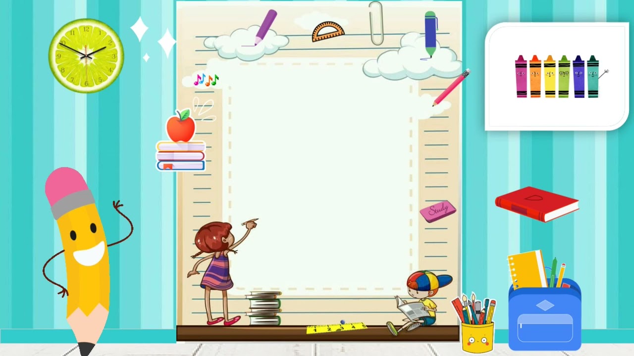 School Classroom - Free Cartoon Background Loop - Virtual/Online ...