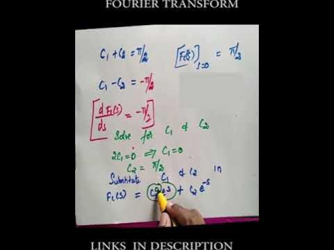 Find fourier cosine transform f(x)=1/(1+x^2) and sine transform g(x)=x/(1+x^2) Fourier transform ...