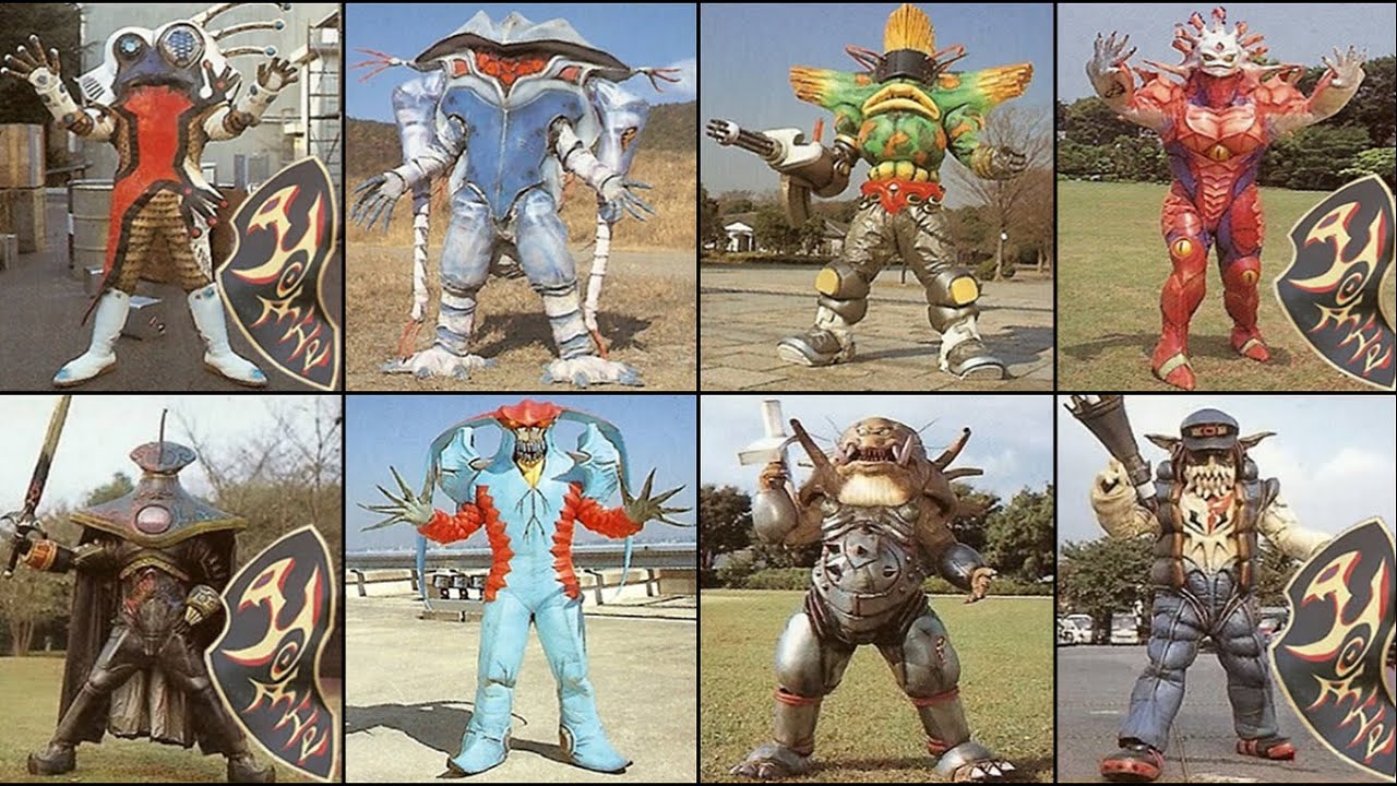 All Timeranger Monsters/Villains - YouTube