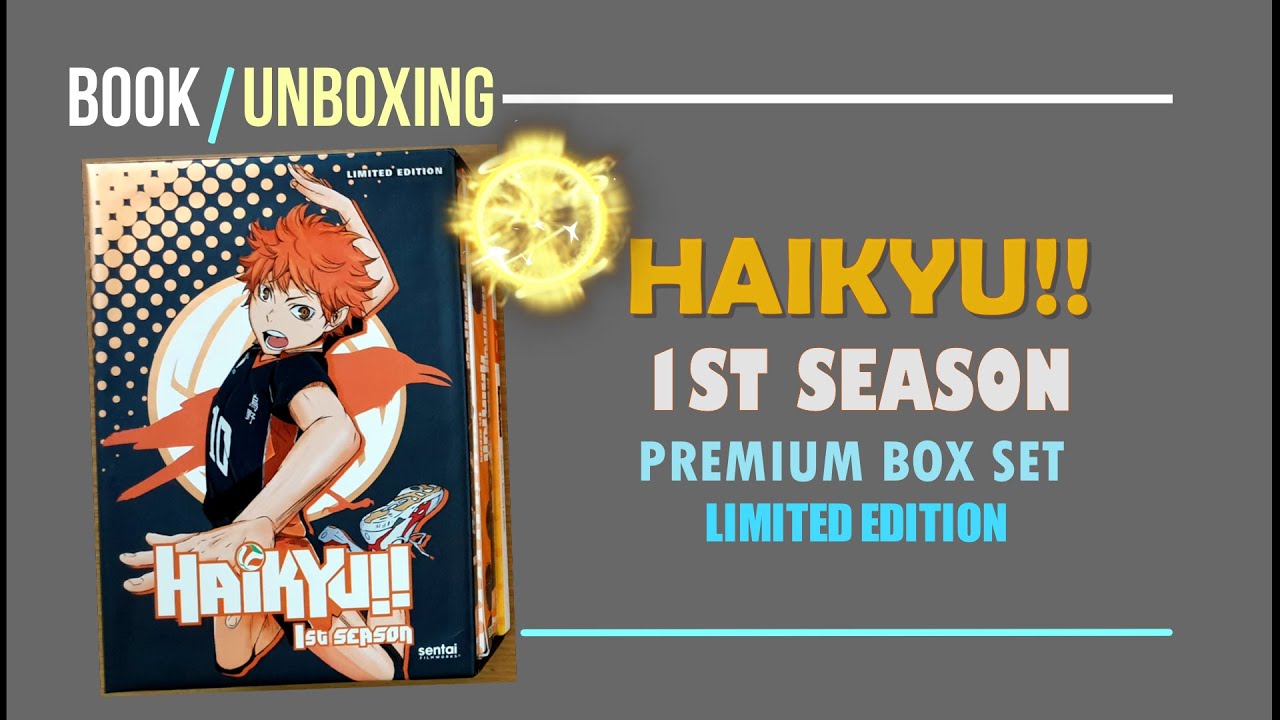 Unboxing: Haikyu!! Season 1 Premium Box Set Limited Edition - YouTube