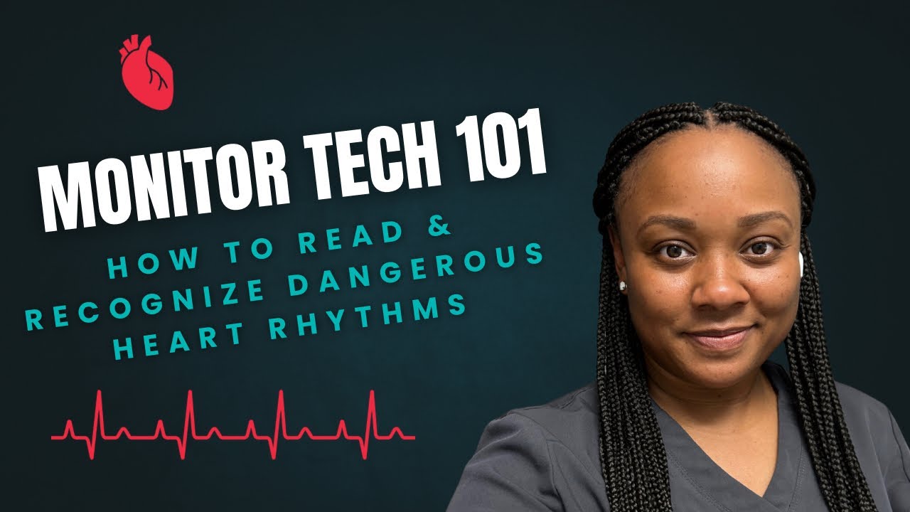 Monitor Tech Training: How To Read & Recognize Heart Rhythms - YouTube