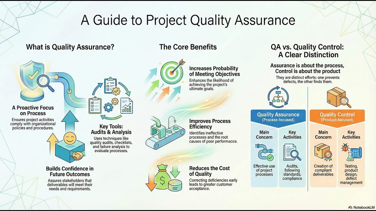 2.1.6.5 Manage Quality Assurance (PMBOK Guide 8th Edition) - YouTube