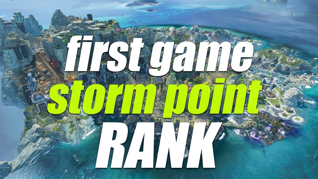 My first game in new Rank map Storm point ! - season 14 APEX LEGENDS ...