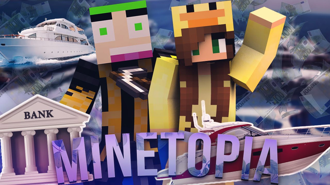 MINETOPIA SERVER #82 LUXE JACHTEN & EEN BANK GEBOUW! - YouTube
