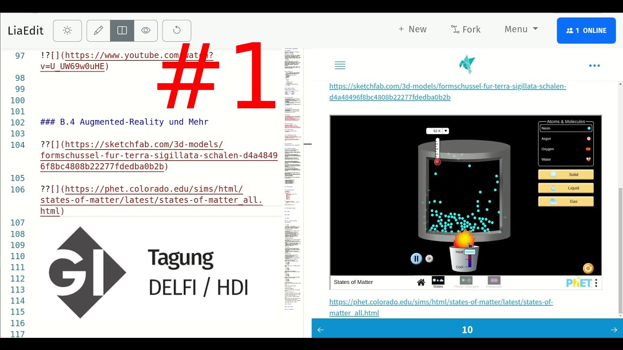 DELFI 2023 LiaScript Workshop (German) - Part 1 - YouTube