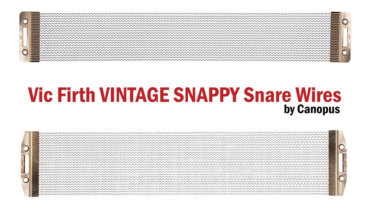Product Spotlight: Vintage Snappy Snare Wires - YouTube