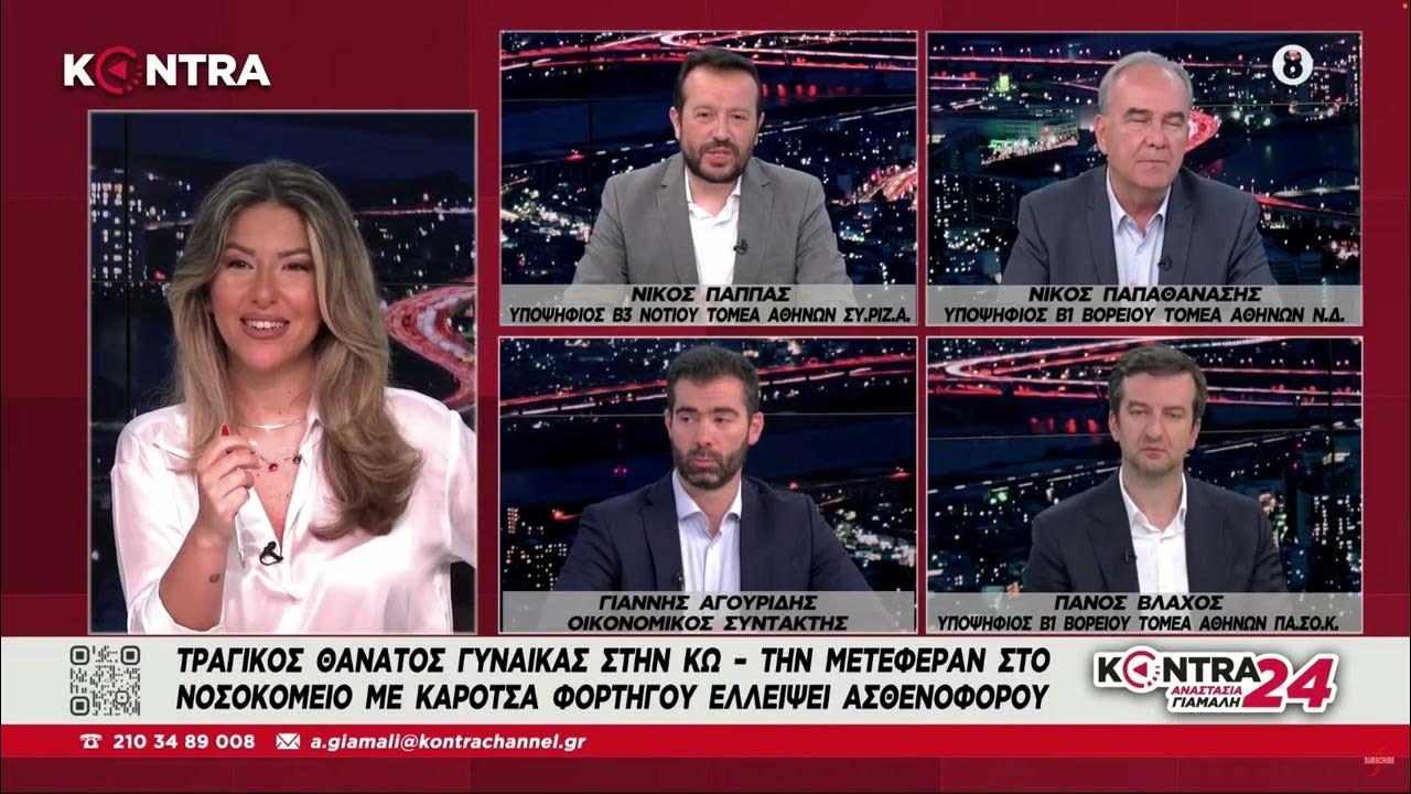 Συνέντευξη Νίκου Παππά στην εκπομπή "KONTRA24" με την Αναστασία Γιάμαλη - YouTube