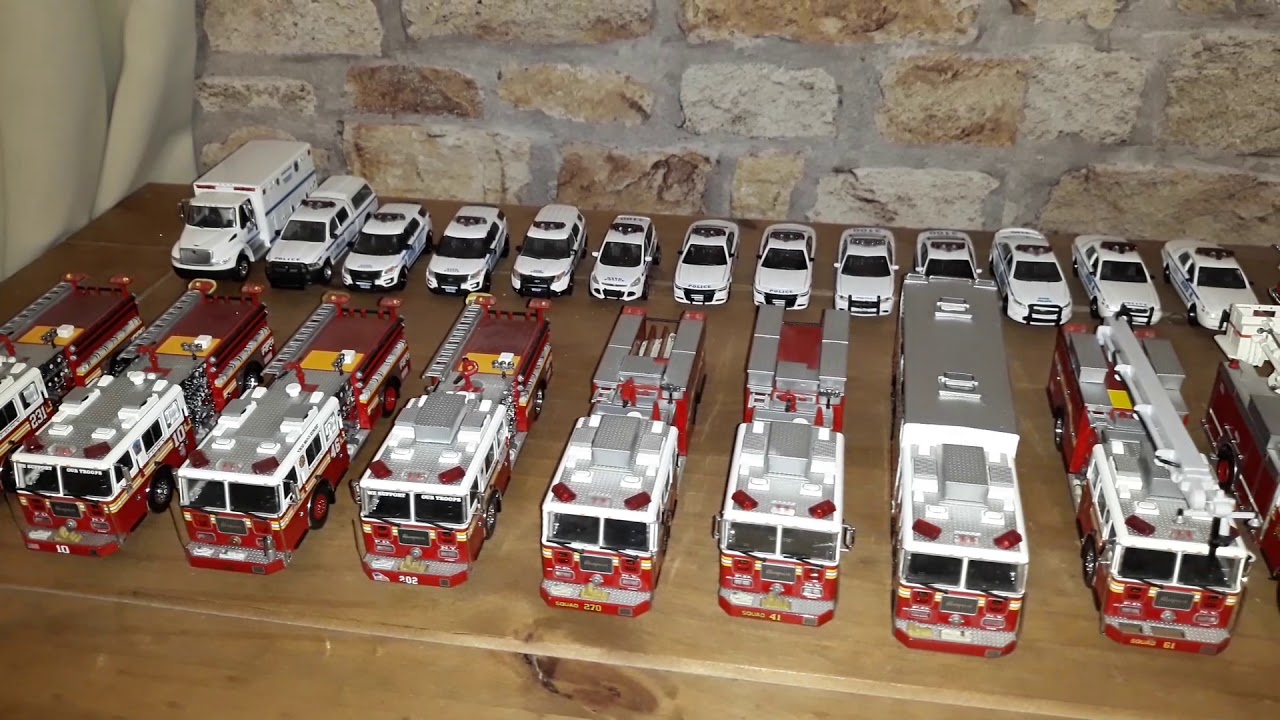 Code 3 and Greenlight FDNY NYPD Kitbash. - YouTube