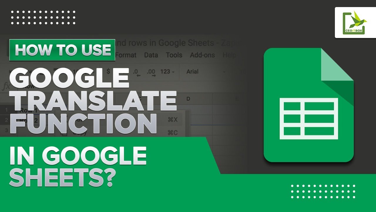 How To Use Google Translate Formula In Google Sheets Hindi YouTube How To Use Google Translate Formula In Google Sheets Hindi YouTube