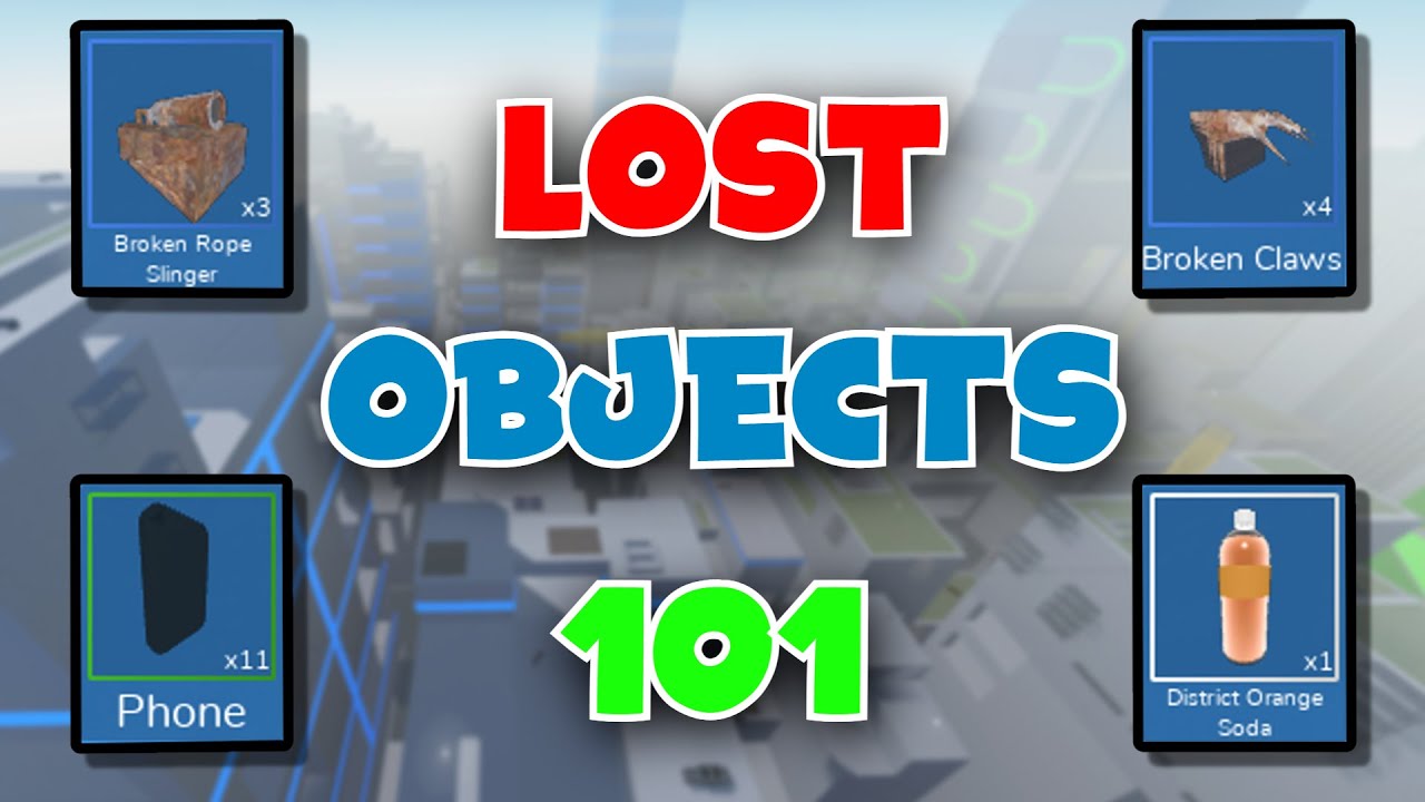 Lost Objects 101 | Roblox District Cascade - YouTube