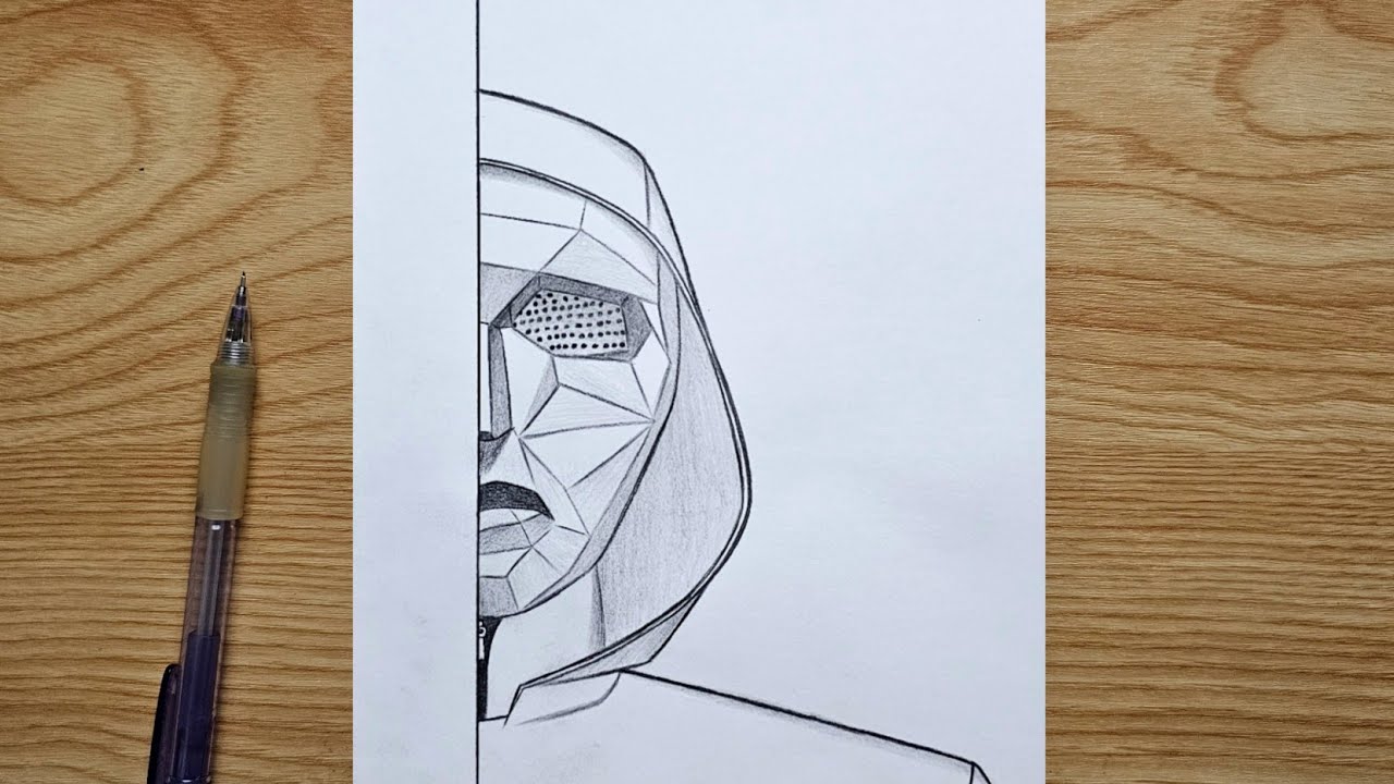 How to draw Front Man from Squid Game | Front Man step by step | easy ...