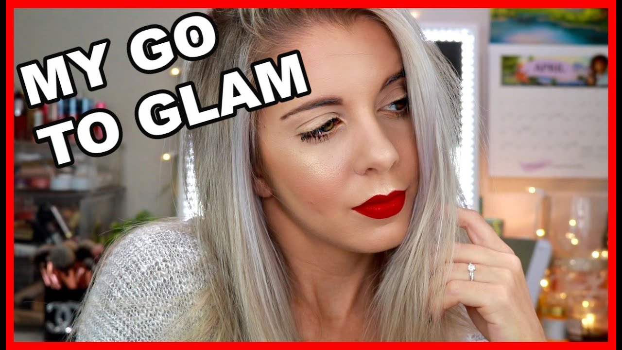 15 MINUTE GLAM DATE NIGHT LOOK || EASY AND ELEGANT || - YouTube