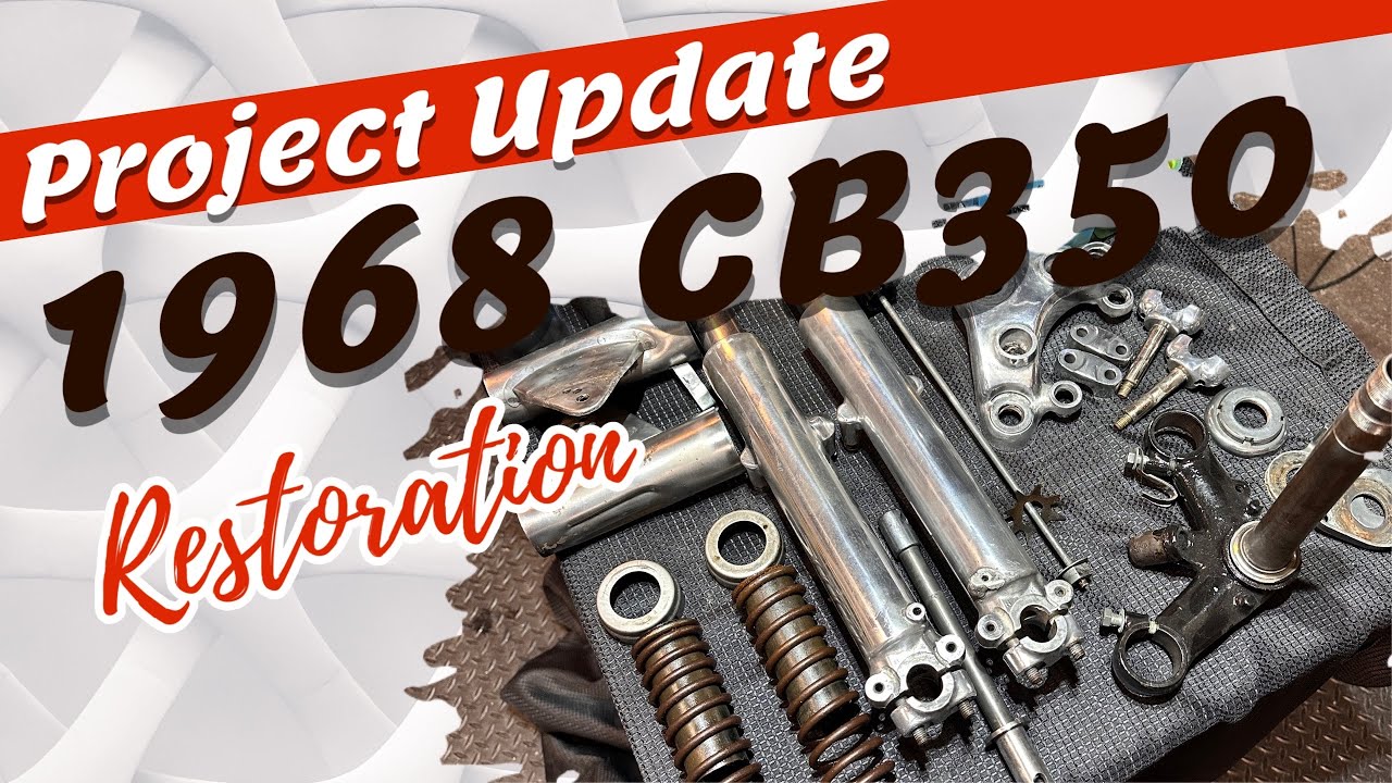 1968 CB350 Motorcycle Restoration Project: Turning a corner! - YouTube