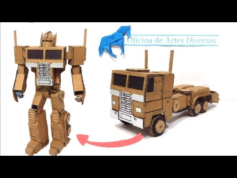 How to Make a Cardboard Transformer (Part 1) #1 - YouTube
