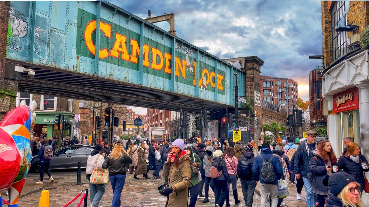 London Walk: Camden Winter Tour | Camden Market & High Street | 4K HDR ...