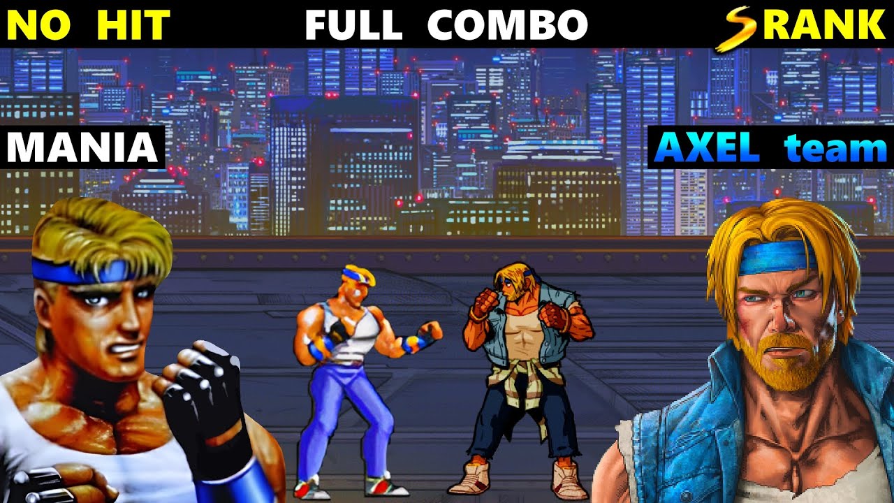 Stage 7 Full Combo Mania Axel & Axel SoR1 2 Players - Streets of Rage 4 ...