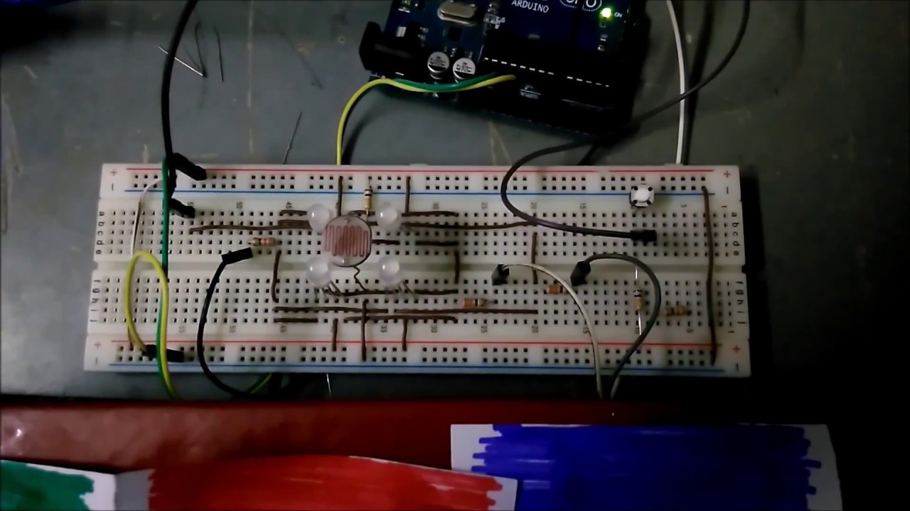 RGB Colour Sensor - YouTube