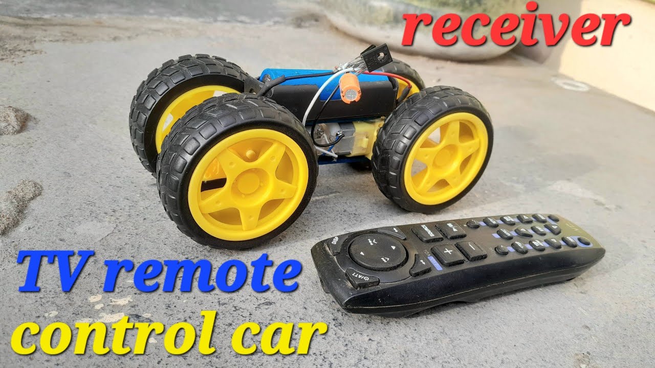 TV remote control car || How to make TV remote control car # ...