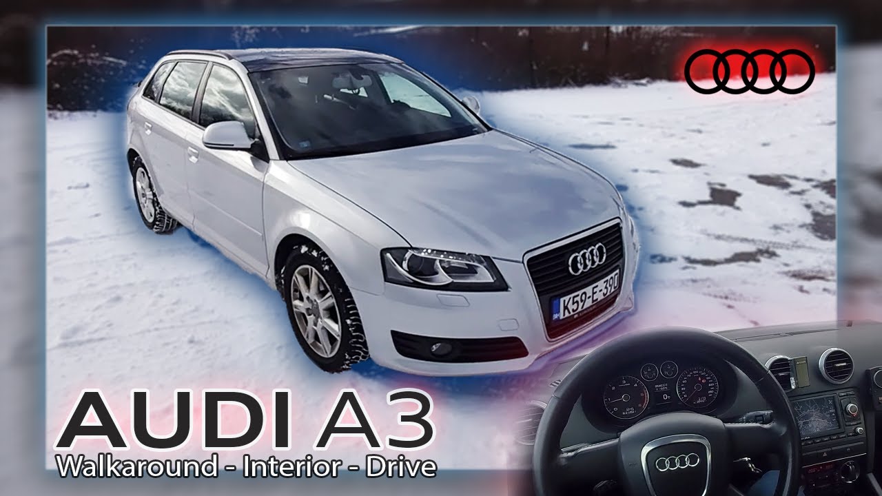 Audi A3 Sportback [8P] - Walkaround, Interior, Start-up & Drive - YouTube